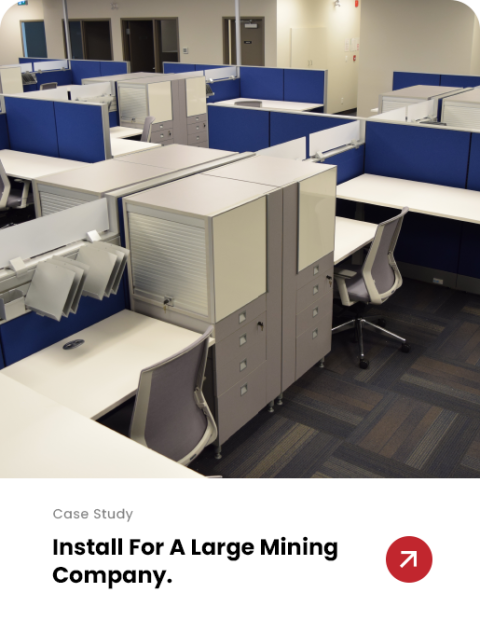 Case Study Install for a Large Mining Company - Office furniture supply ...