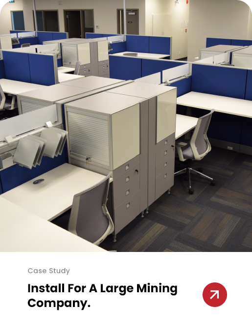 Case Study Install for a Large Mining Company - Office furniture supply ...